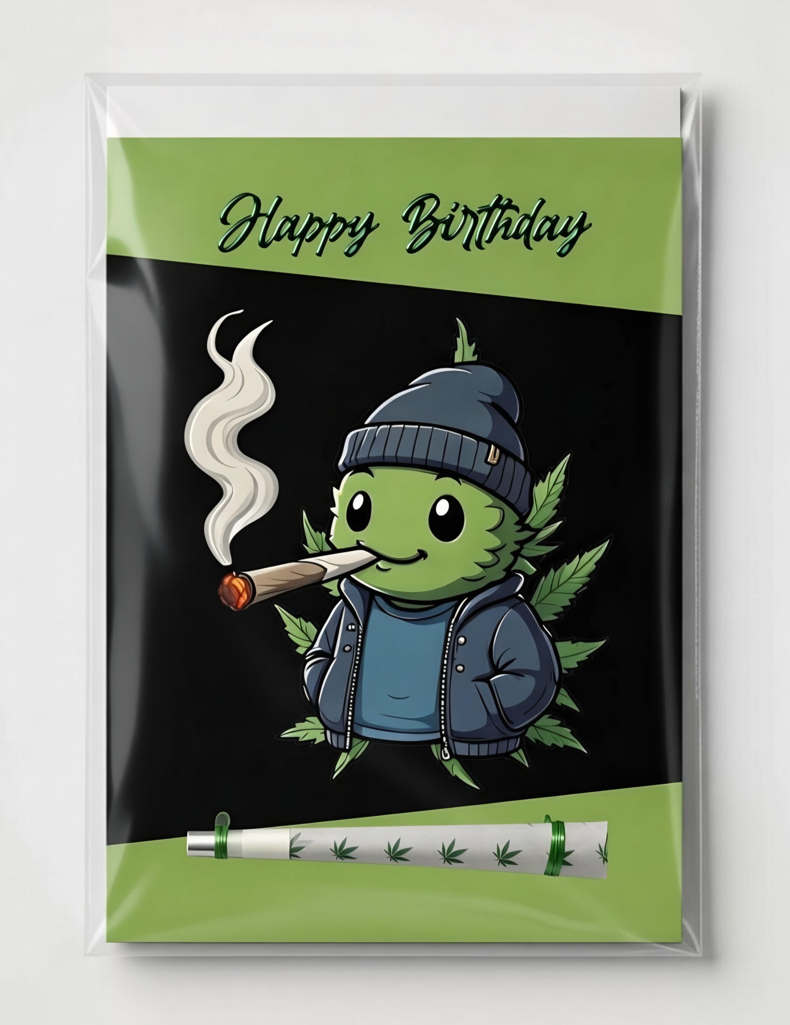 Match Day Birthday Card with One-Hitter Attachment | Reefer Cards UK