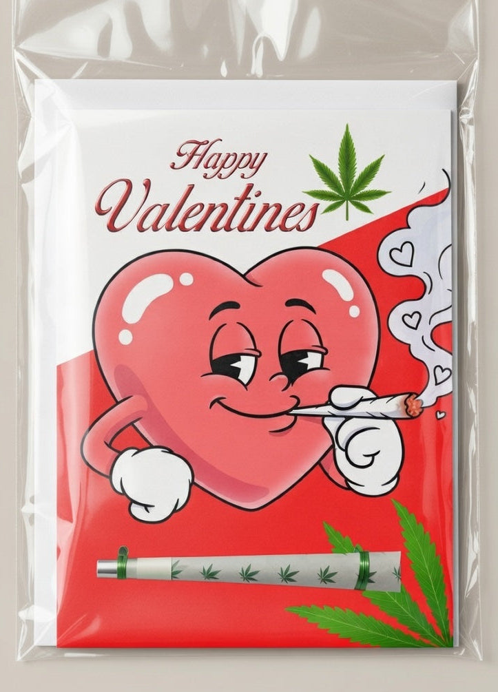 Valentine's Day Cannabis Greeting Cards - Reefer Cards
